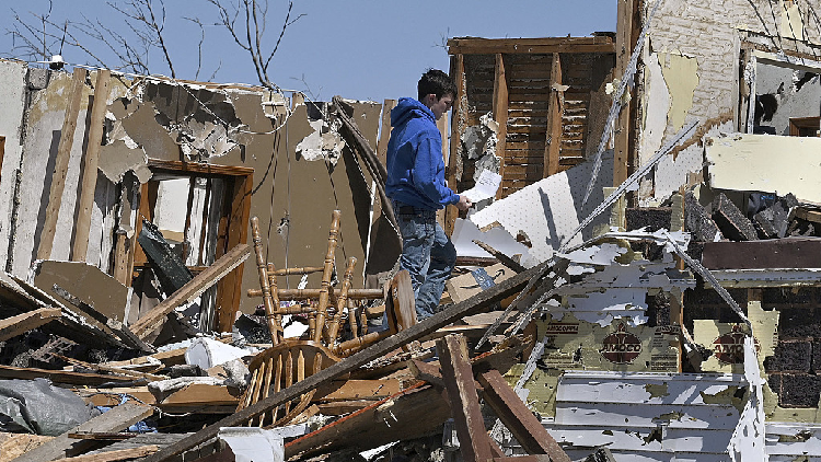 At least 32 people killed after tornadoes hit South, Midwest U.S. - CGTN