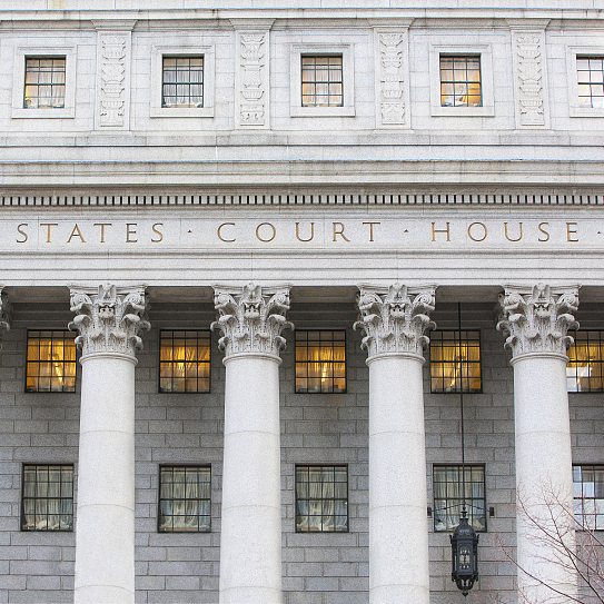 Live: View of Manhattan Court ahead of Trump's arraignment - CGTN