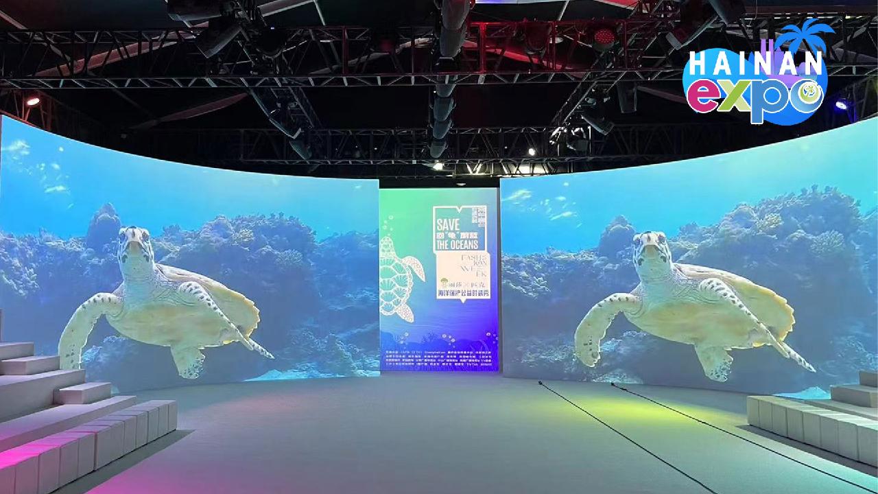 Live: "Save the Oceans" marine protection fashion show - CGTN