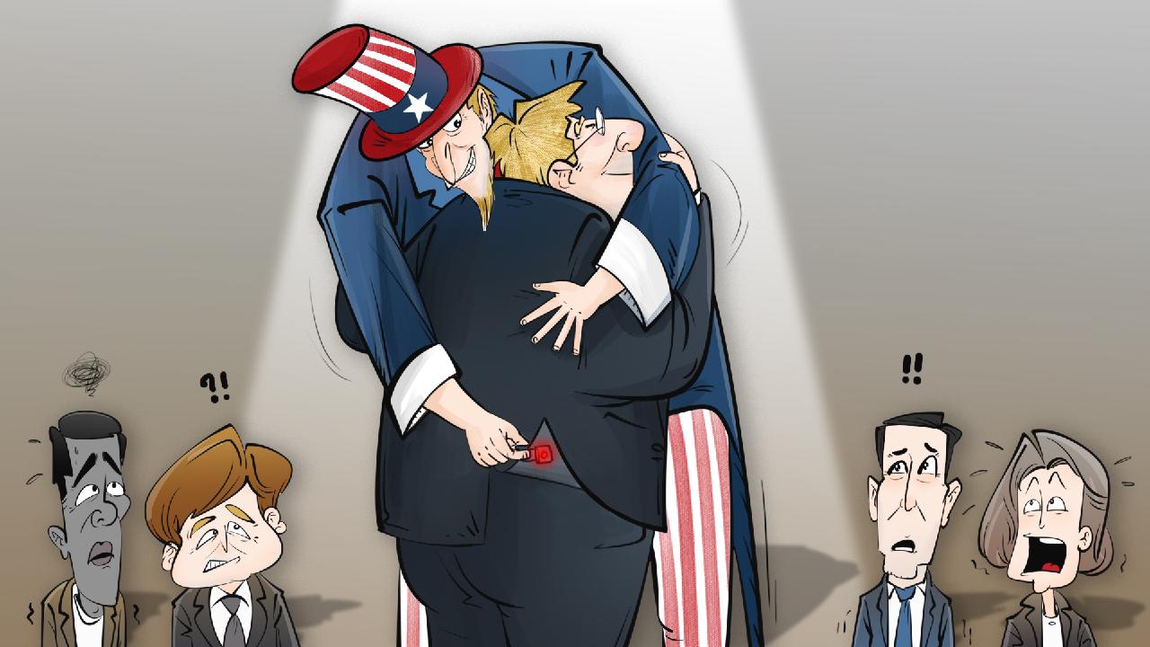 Uncle Sam the Peeping Tom - CGTN