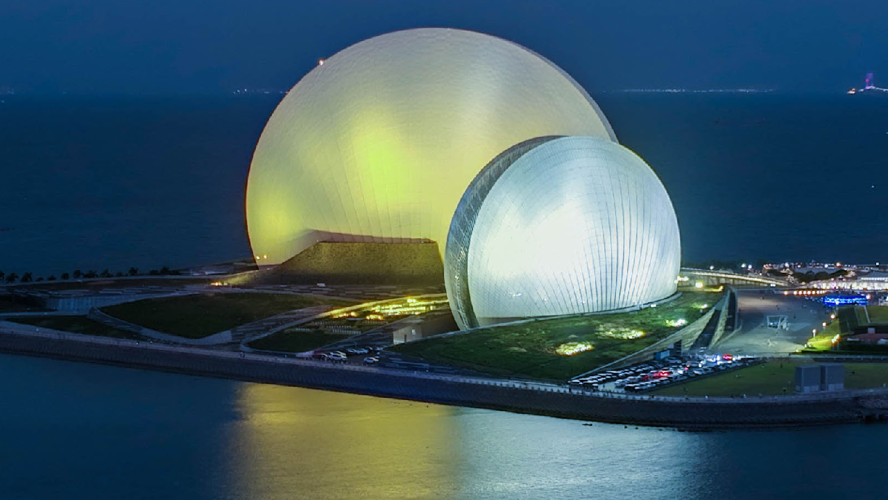 Bird's eye view of the Pearl River Cities - CGTN