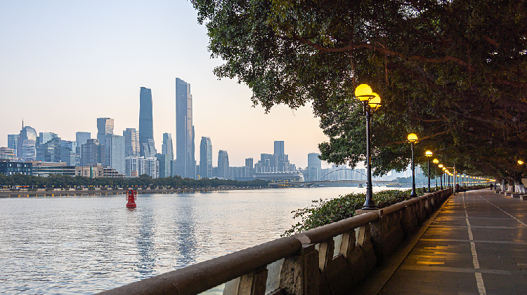 Live: The breathtaking view of Pearl River in S China's Guangzhou - CGTN