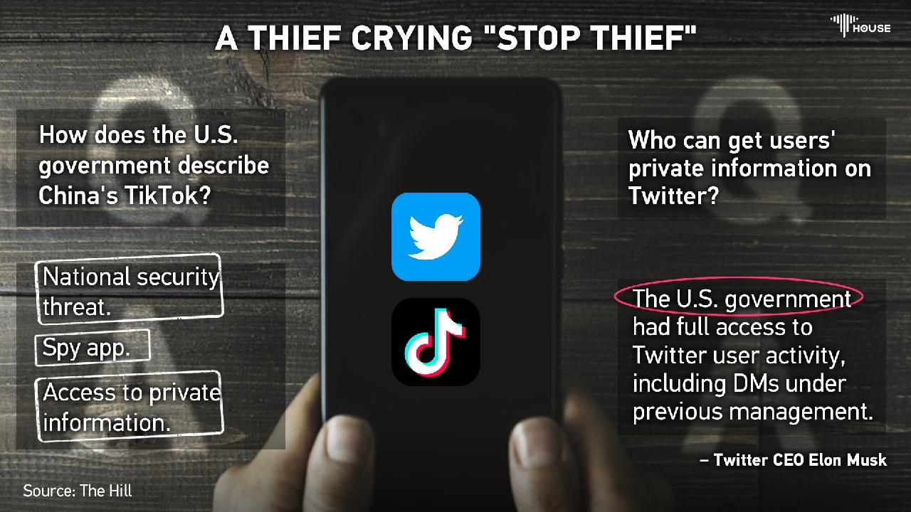 A thief crying 'stop thief' - CGTN