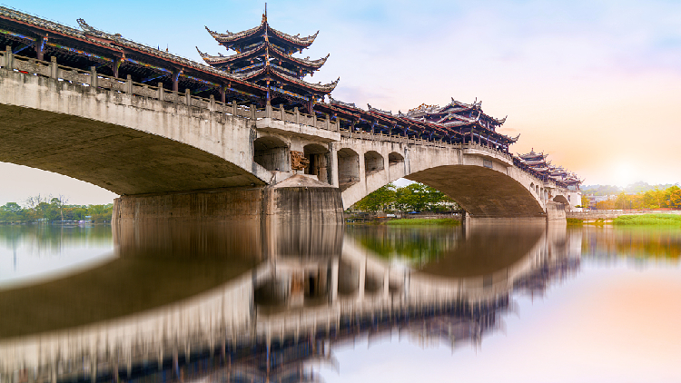 Live: A view of the 1,700-year-old Huanglongxi Ancient Town - CGTN