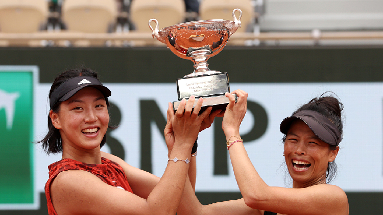French Open 2023: Wang Xinyu, Hsieh Su-wei win women's doubles title - CGTN