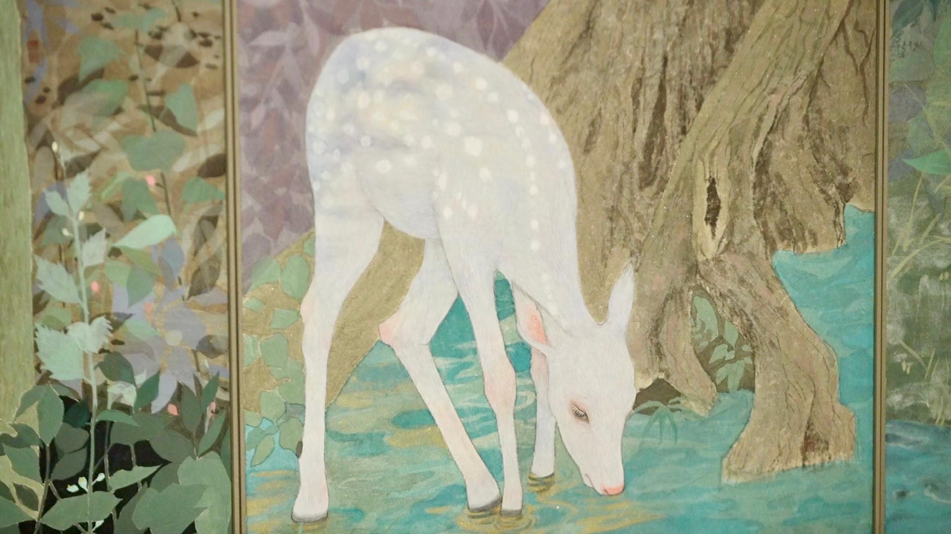 Stunning paintings showcased at CAFA Graduation Exhibition - CGTN