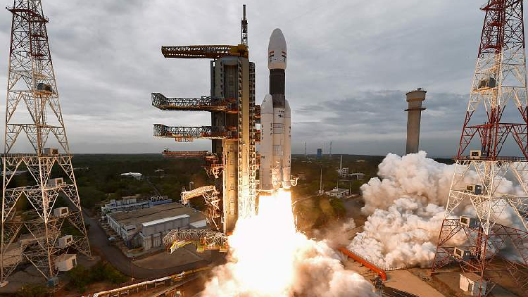 India's Chandrayaan-3 lunar spacecraft put on launch vehicle - CGTN