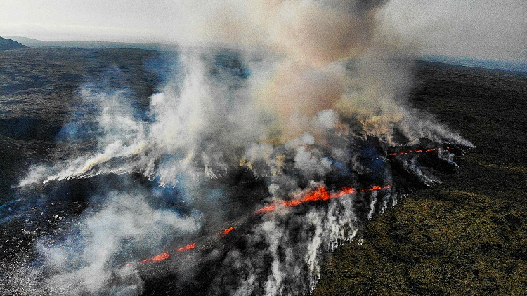 Live: Latest on volcano eruption near Reykjavik, southwest Iceland - CGTN