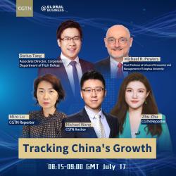 Live: Tracking China's growth - CGTN
