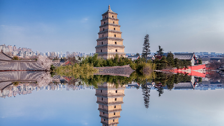 Live: Tour of the Greater Wild Goose Pagoda in Xi'an City – Ep. 8 - CGTN
