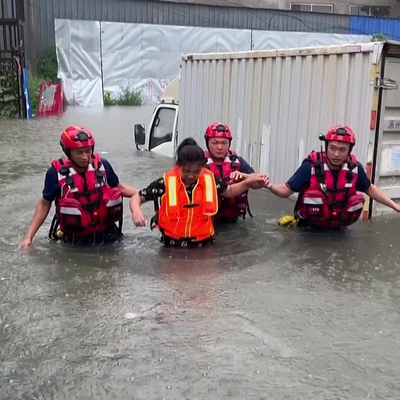 How did Doksuri drench distant northern China? - CGTN
