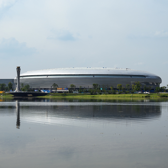 Live: View of Dong'an Lake Sports Park - CGTN