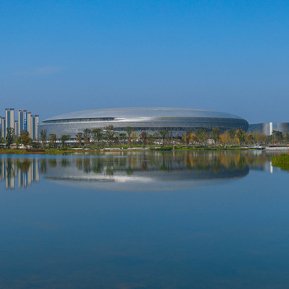 Live: View of Dongan Lake Sports Park, a Chengdu Universiade venue - CGTN