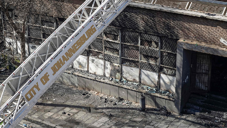 Death toll rises to 75 in Johannesburg building fire - CGTN