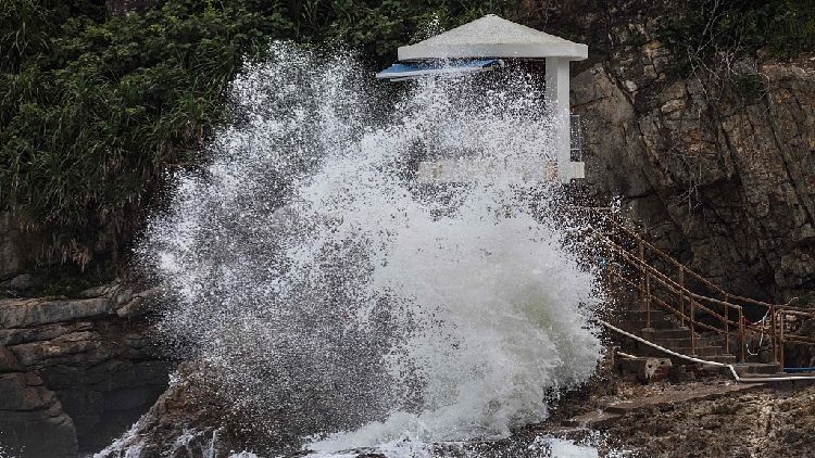 Three typhoons in the West Pacific bring high tides and rainstorms - CGTN