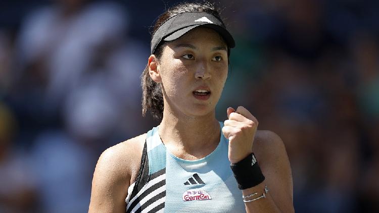 Chinese tennis starlet Wang reaches first U.S. Open doubles quarters - CGTN
