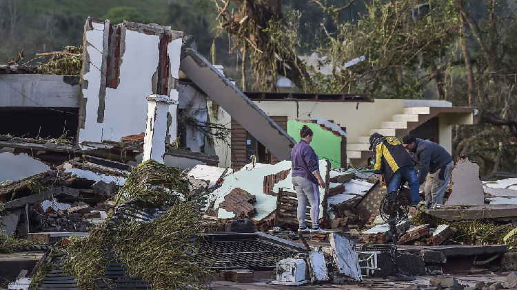 At least 36 dead in Brazil cyclone, many still stranded - CGTN