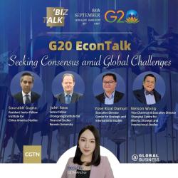 Live: G20 Econtalk – Seeking Consensus amid Global Challenges - CGTN