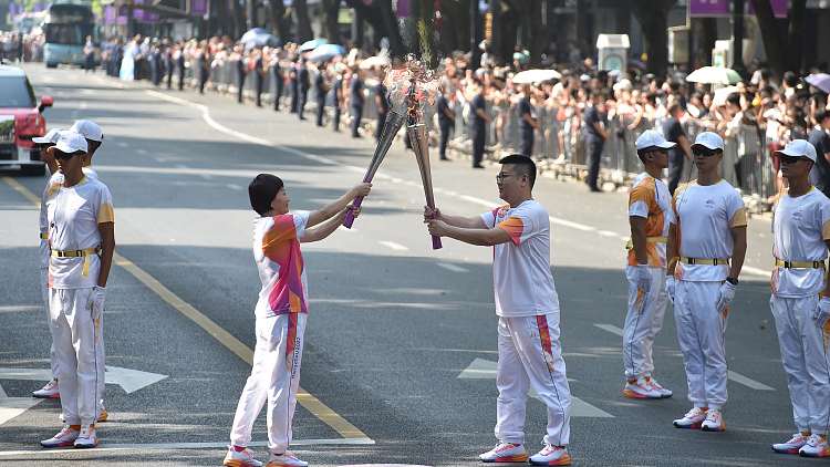 19th Asian Games flame continues to shine - CGTN