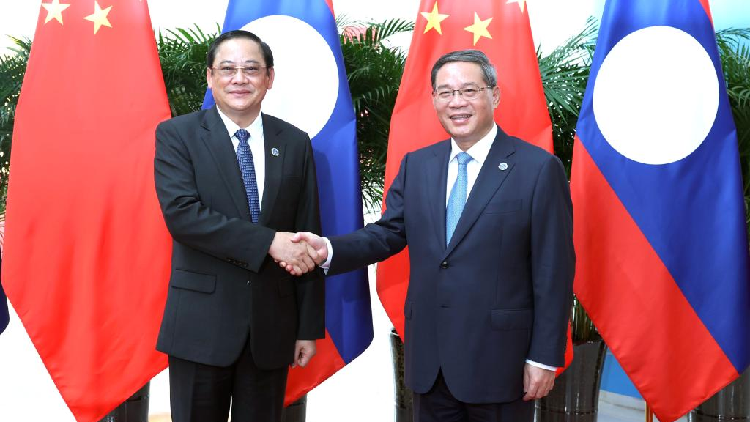 China to upgrade quality of China-Laos cooperation: Li Qiang - CGTN