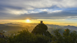 Stunning sunset view of the Great Wall - CGTN