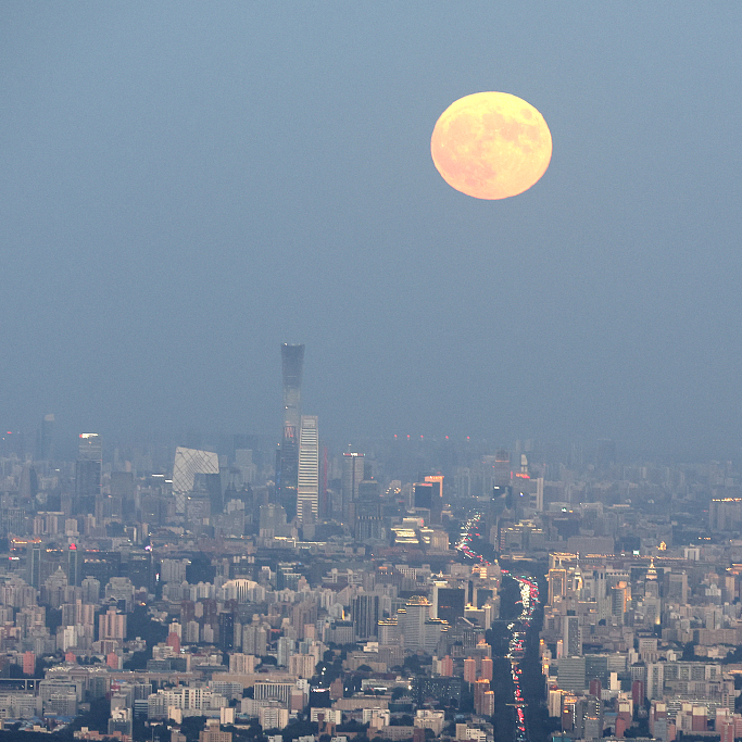 Last supermoon of 2023 lights up the sky on Friday - CGTN