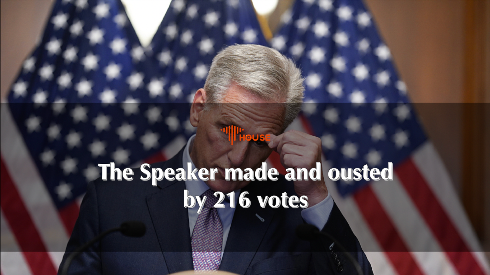 The Speaker made and ousted by 216 votes - CGTN