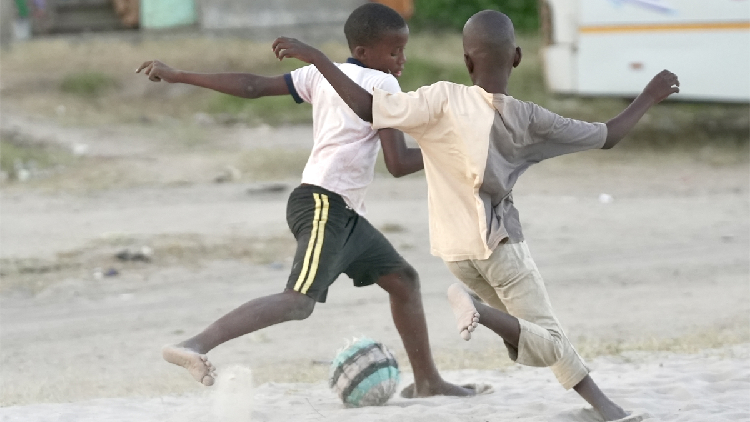 Nothing can stop young Tanzanian's love of football - CGTN