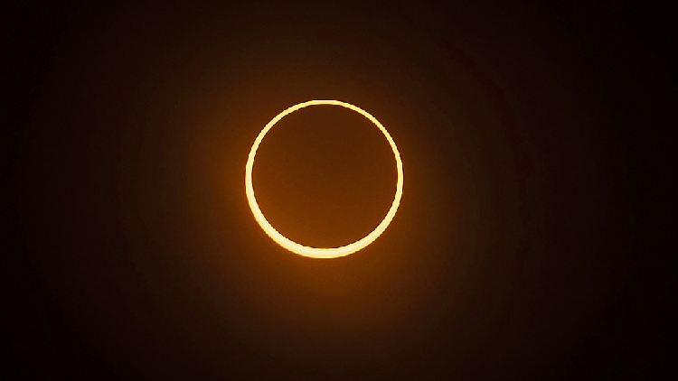 'Ring of fire' eclipse moves across the Americas - CGTN