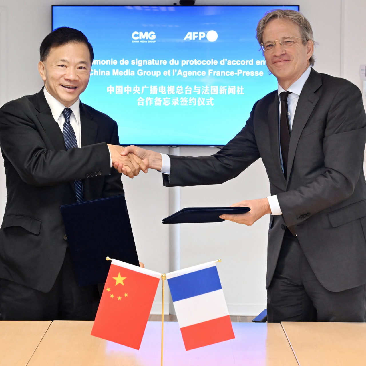 CMG launches a new round of cooperation with Agence France-Presse - CGTN