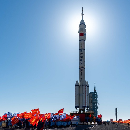 Live: Take a look at Shenzhou-17 manned space mission's launch site - CGTN