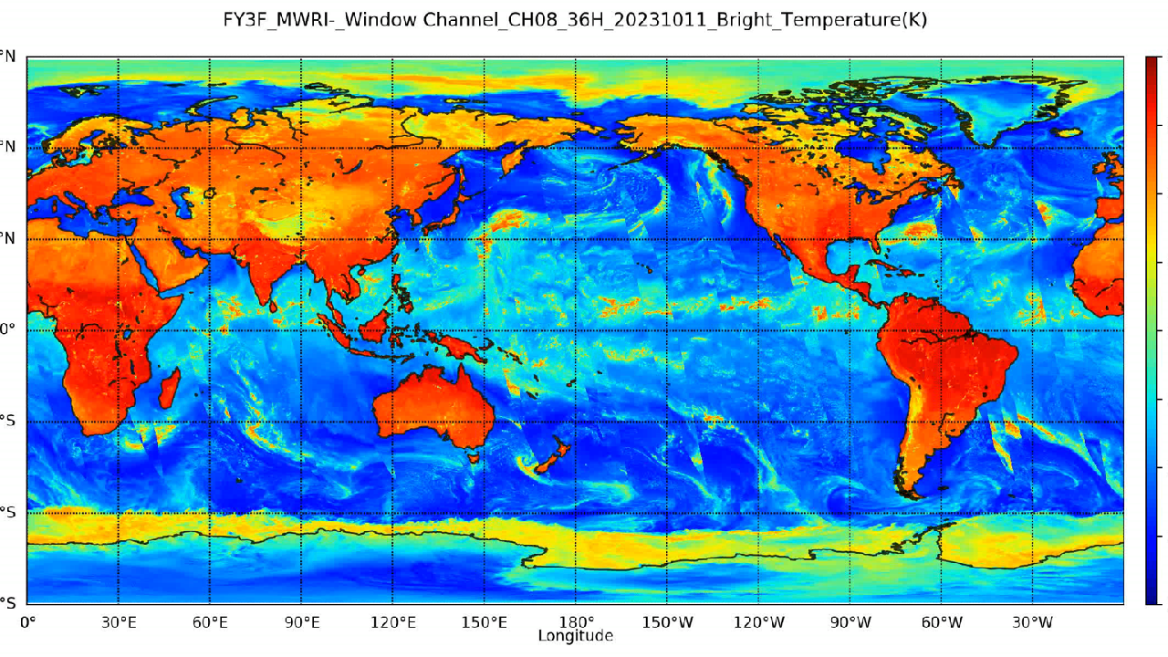 First set of Images from Fengyun-3F Satellite released - CGTN