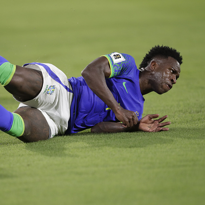 Real Madrid take another injury hit as Vinicius will miss 10 weeks - CGTN