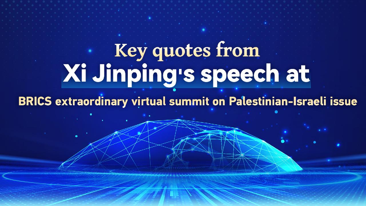 Xi Jinping's key quotes from BRICS summit on Palestinian-Israeli issue ...
