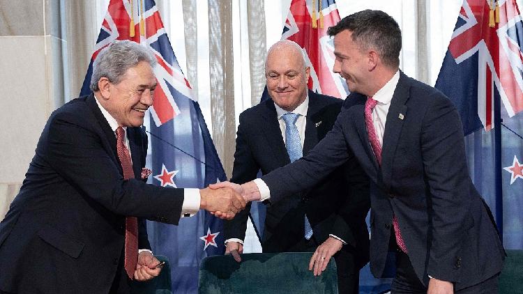 New Zealand's National, ACT NZ and NZ First ink coalition agreement - CGTN
