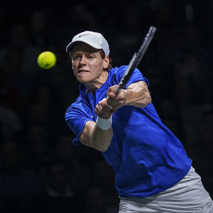 Sinner ends Djokovic's winning streak, puts Italy in Davis Cup final - CGTN