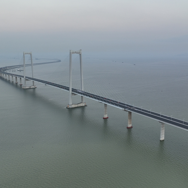 Live: The main line of Shenzhen-Zhongshan Link is complete - CGTN