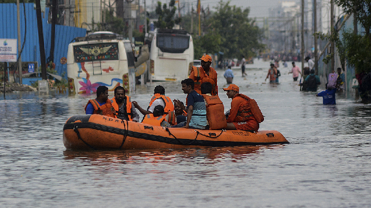 Cyclone Michaung hits India's south after 13 killed in floods, rain - CGTN
