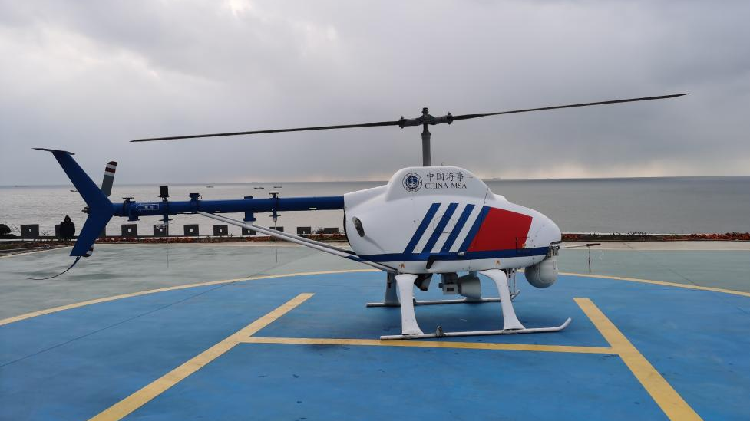 China-made unmanned helicopter boosts country's maritime management - CGTN