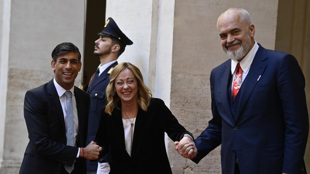 Italian, British and Albanian leaders discuss illegal immigration - CGTN