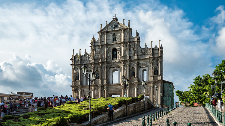 Iconic city spot of Macao: Ruins of Saint Paul's - CGTN