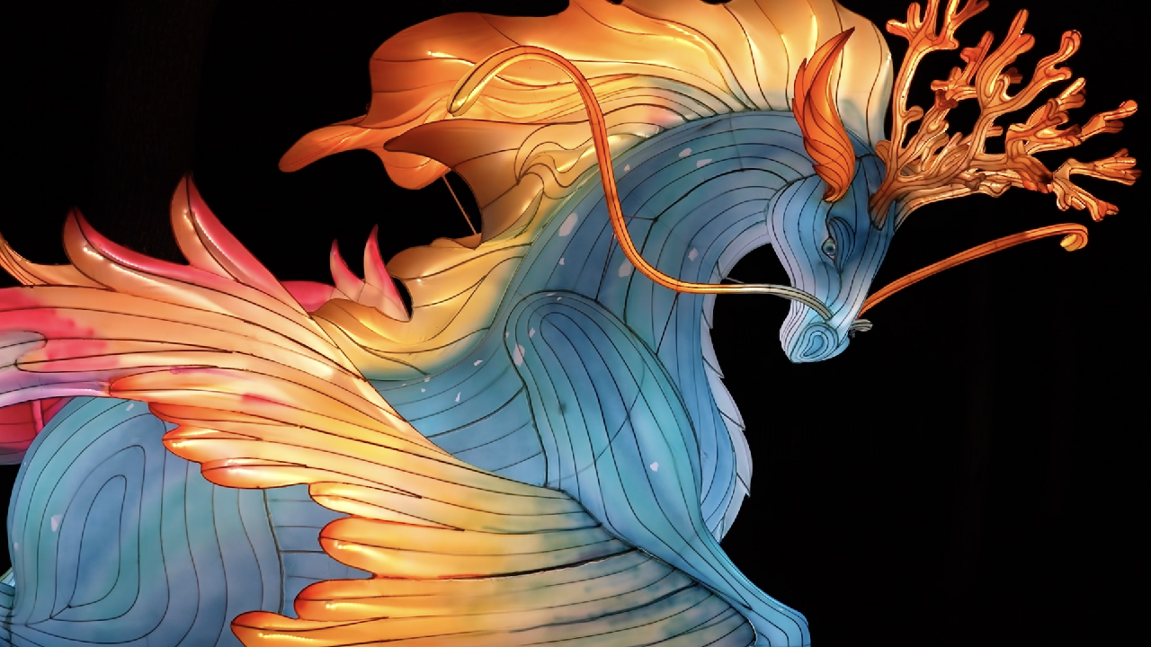 Shanghai's Yuyuan Garden lantern show makes overseas debut in Paris - CGTN