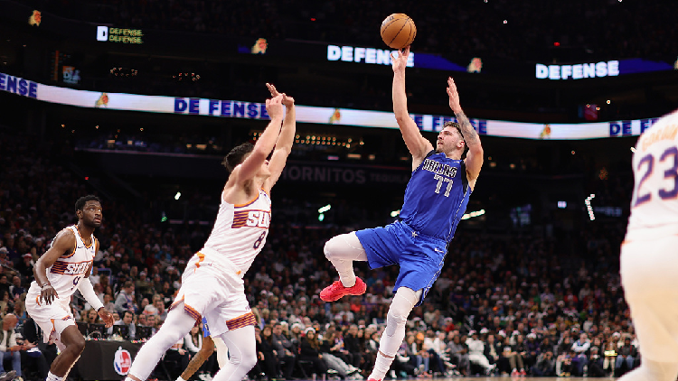 NBA highlights on Christmas Day: Luka 'Magic' explodes on Suns - CGTN