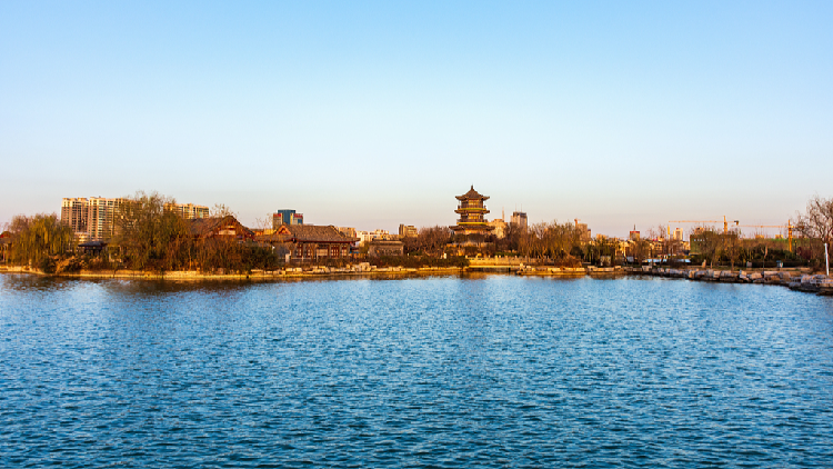 Live: A natural gem, Dongchang Lake in Shandong's Liaocheng City - CGTN
