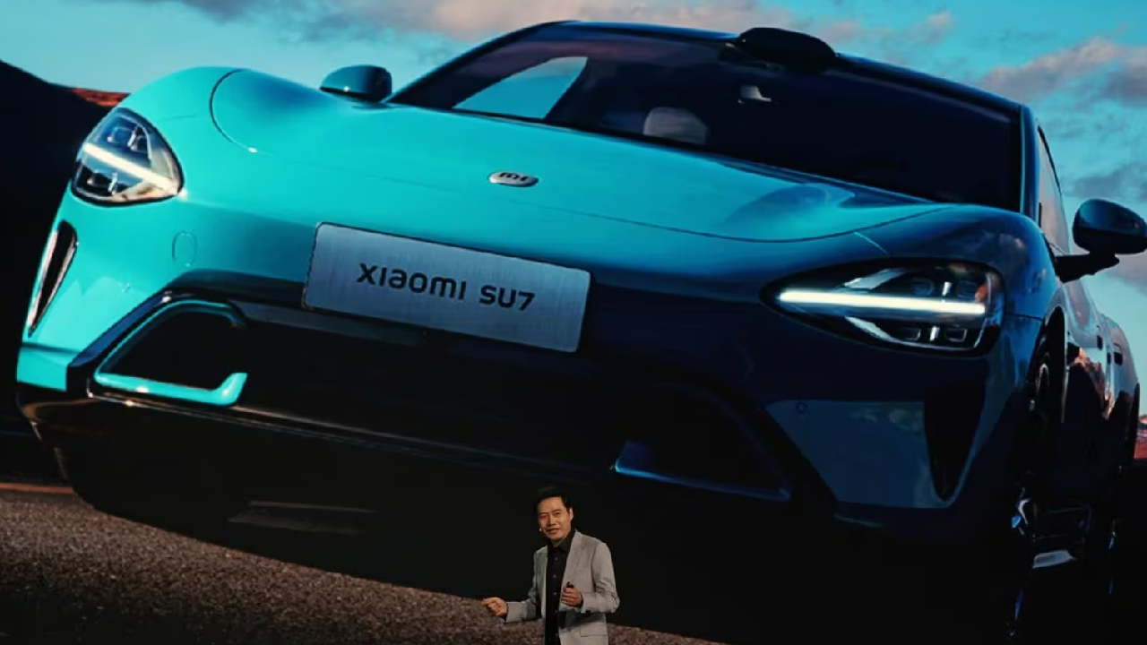 Chinese smartphone maker Xiaomi unveils first electric car - CGTN