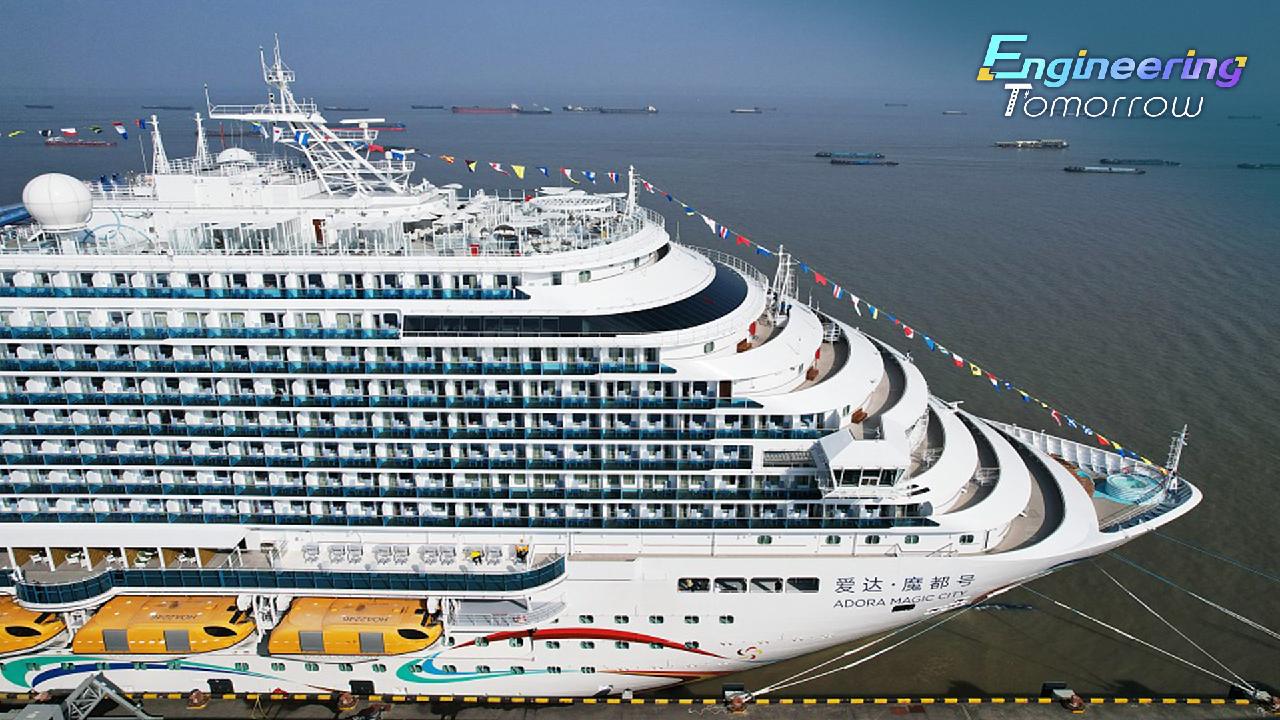 China's first homebuilt superliner starts maiden commercial voyage - CGTN
