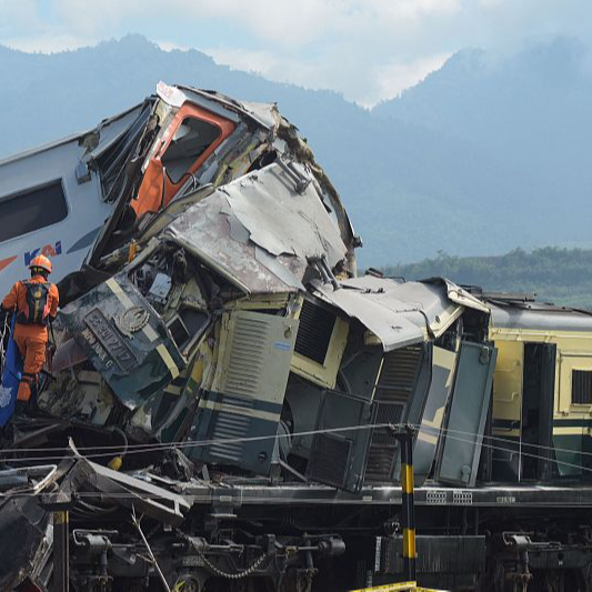 Live: Rescue underway after two trains collide in Indonesia - CGTN