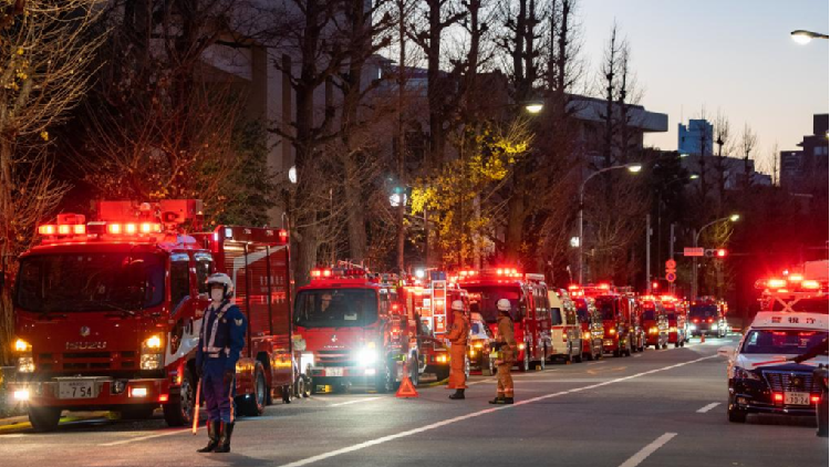 Fire occurs at former Japanese PM Kakuei Tanaka's Tokyo residence - CGTN