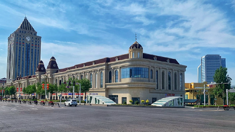 Live: Winter view of Khorgos in northwest China's Xinjiang - CGTN