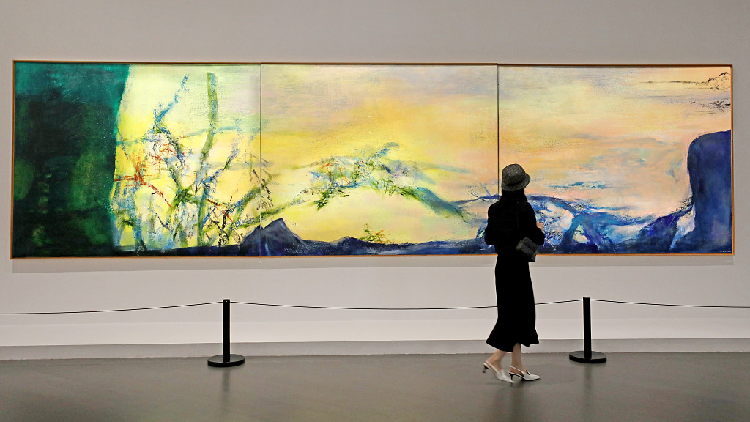 Exhibition featuring work of late artist Zao Wou-ki opens in Hangzhou ...